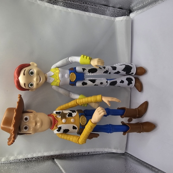 Disney | Toys | Disney Red And Yellow Toy Story Action Figures | Poshmark